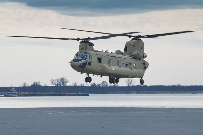 Boeing delivers 20th CH-47F Chinook to the Royal Netherlands Air Force