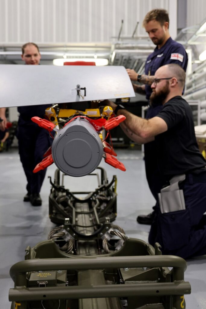 Royal Navy received new Weapons Loading System Trainer for Wildcat