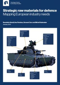 Strategic raw materials for defence. Mapping European industry needs