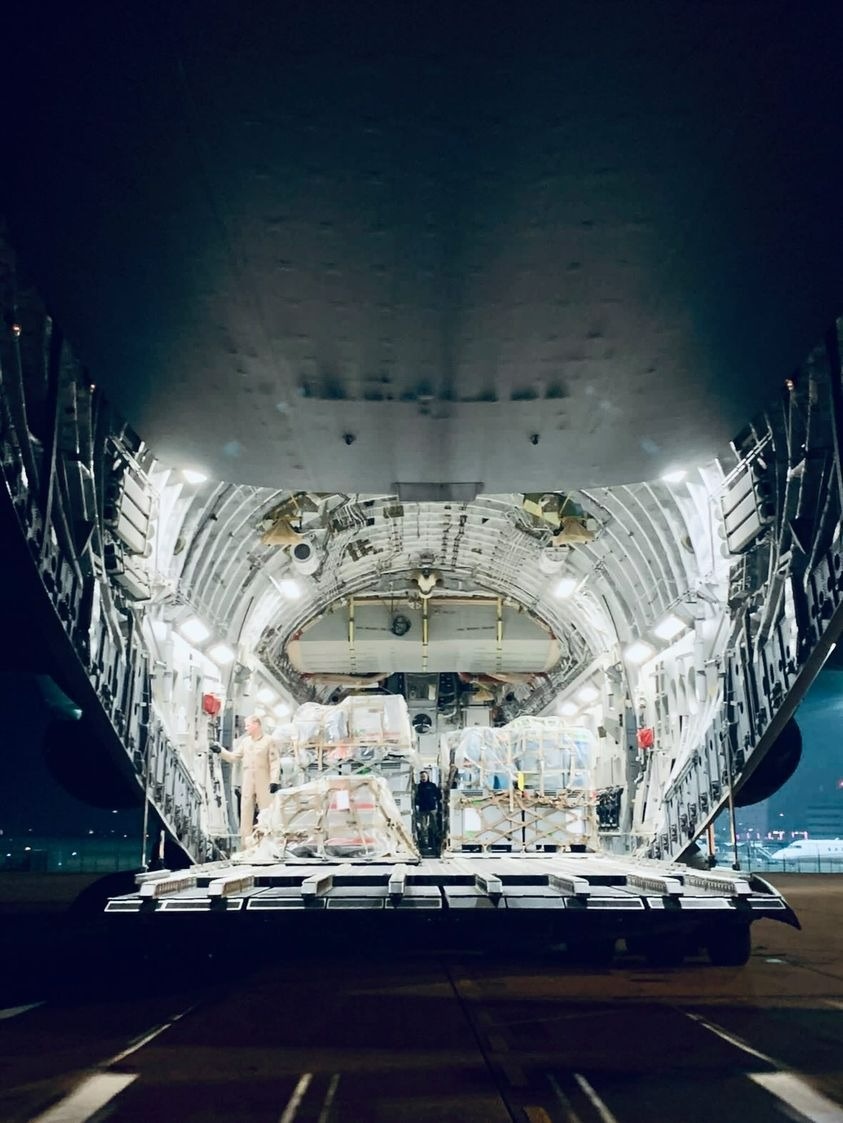 Strategic Airlift Capability's C-17 makes relief flight to Türkiye