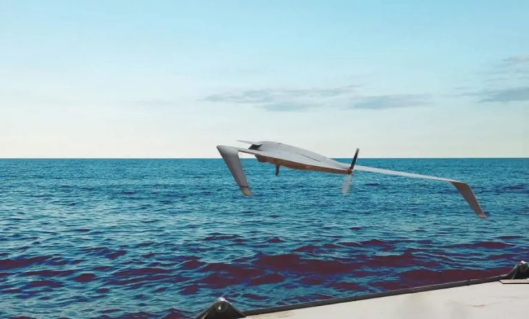 Ship-launched Oribter 3 UAV for sea operations