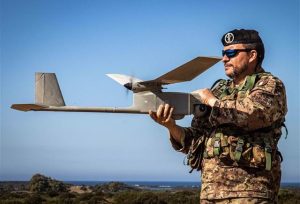 Eyes in the sky with the Raven drone at Noble Jump 23