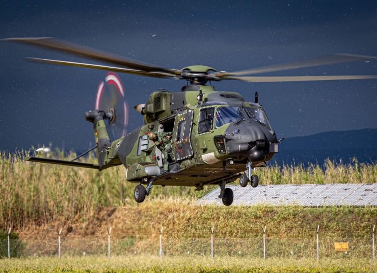 German armoured infantry brigade in the lead at Noble Jump 23