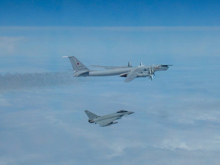 Typhoon fighters intercept Russian military aircraft north of Scotland