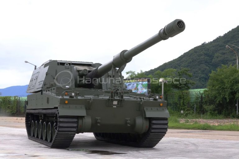 Composite Rubber Track integrated onto K9A2 self-propelled howitzer