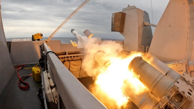 Successful firing of new generation Exocet missile from French frigate