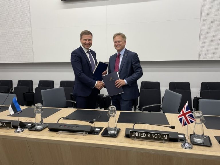 Estonia and UK signed long-term defence cooperation agreement