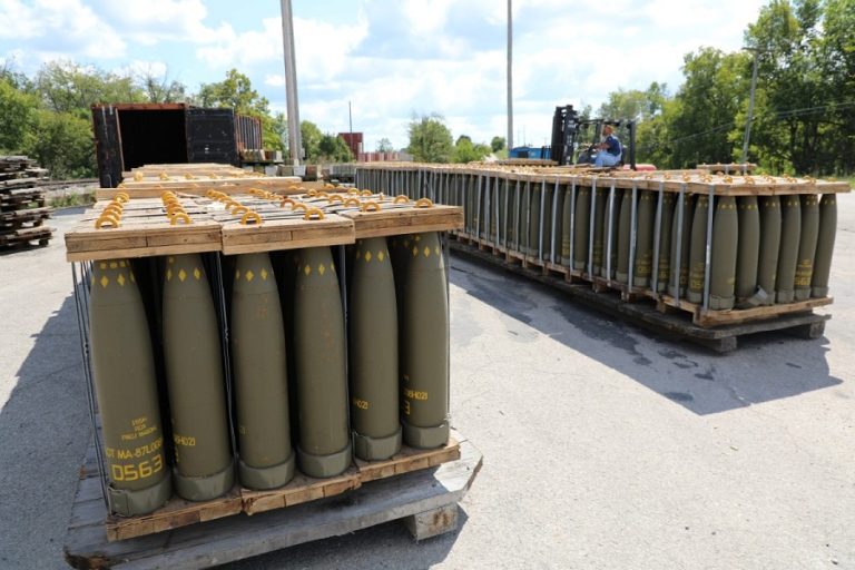US industrial base doubles artillery ammunition production