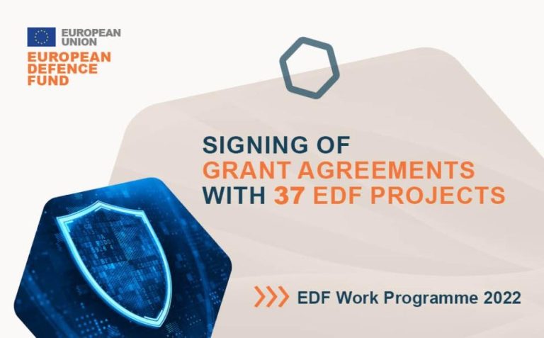 European Defence Fund: start of 37 new defence R&D projects