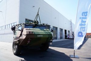 Patria opens a new armoured vehicle production facility in Latvia
