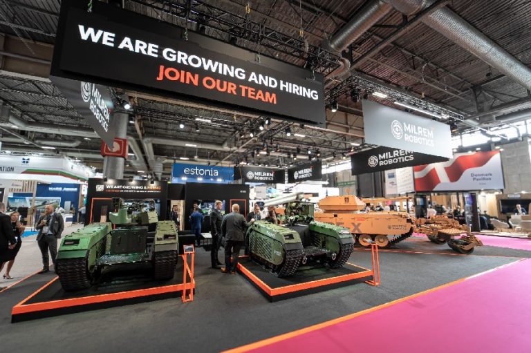 Milrem Robotics’ combat unmanned ground vehicles flood Eurosatory 2024