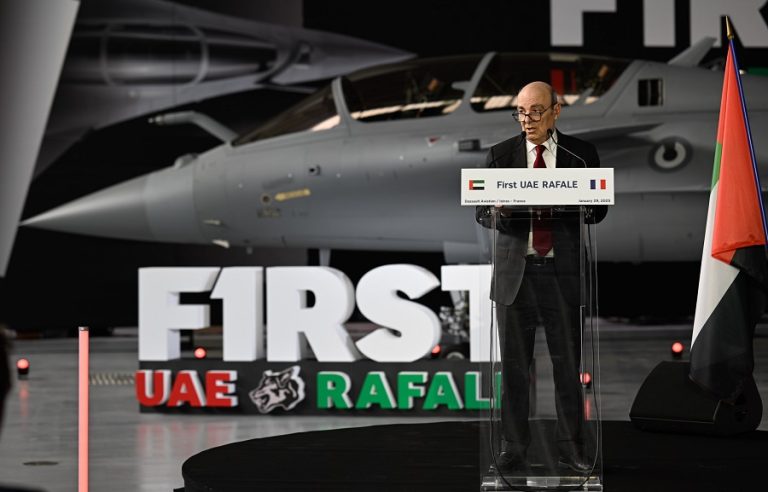 Dassault Aviation rolls-out first Rafale F4 multirole aircaft for the UAE