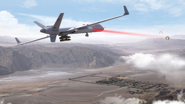 General Atomics showcases airborne laser weapon on MQ-9B SeaGuardian at ...