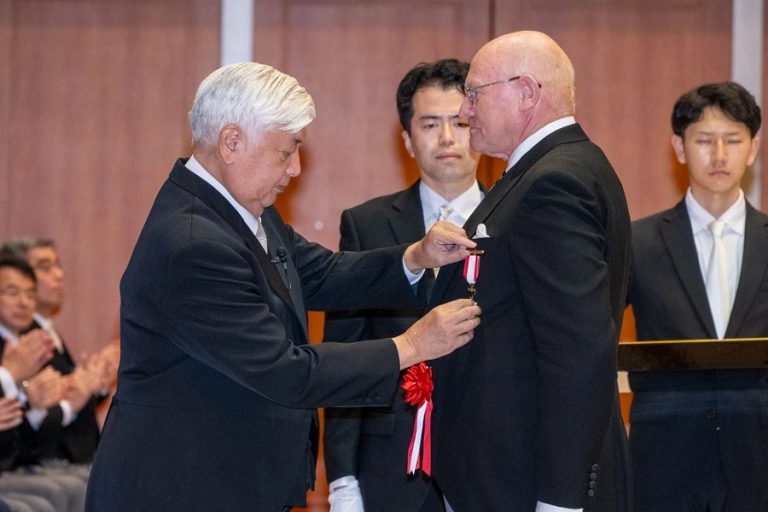 F-35 JPO Japan program manager Graham Rowell receives order of the ...